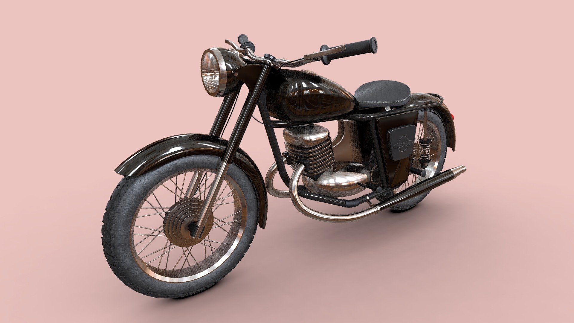 Motorcycle IZH 56 (ИЖ 56) - deep3dsea