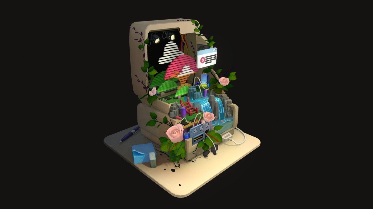 Old Computer - deep3dsea