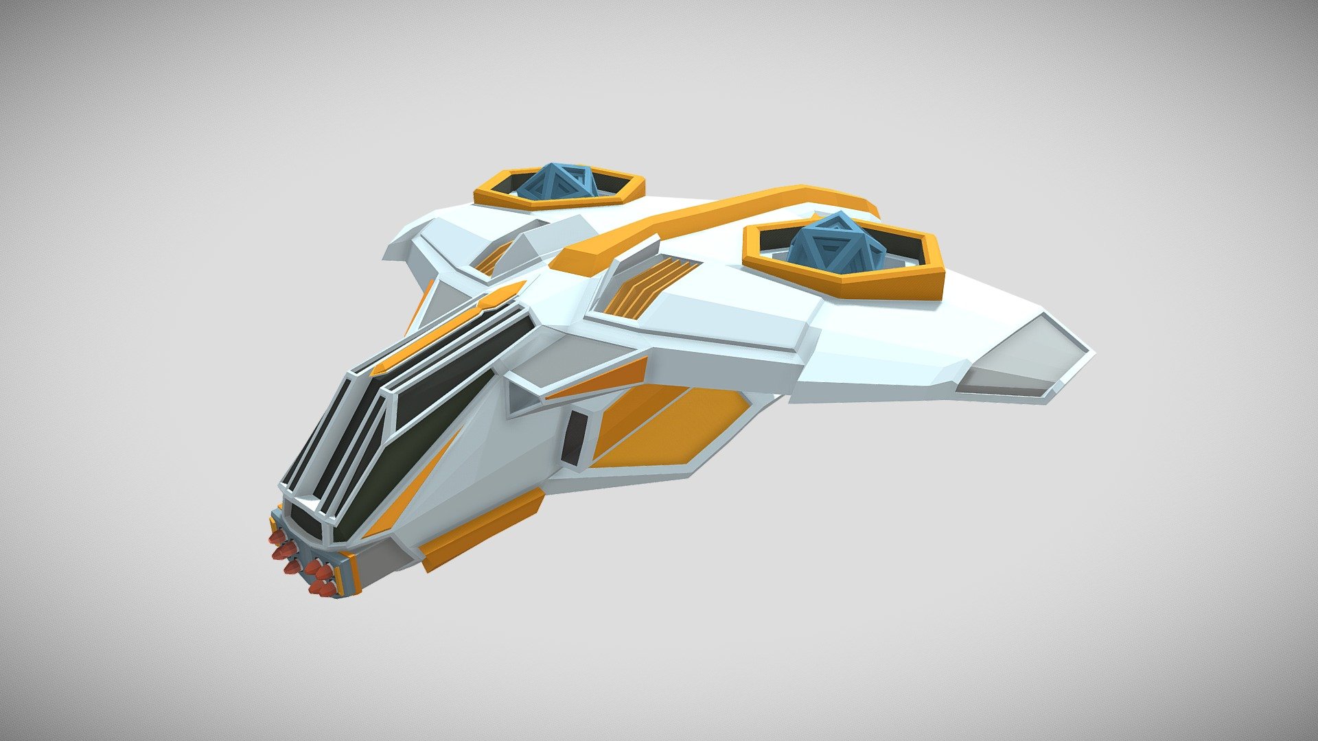 SciFi RTS Vehicle - VTOL - deep3dsea
