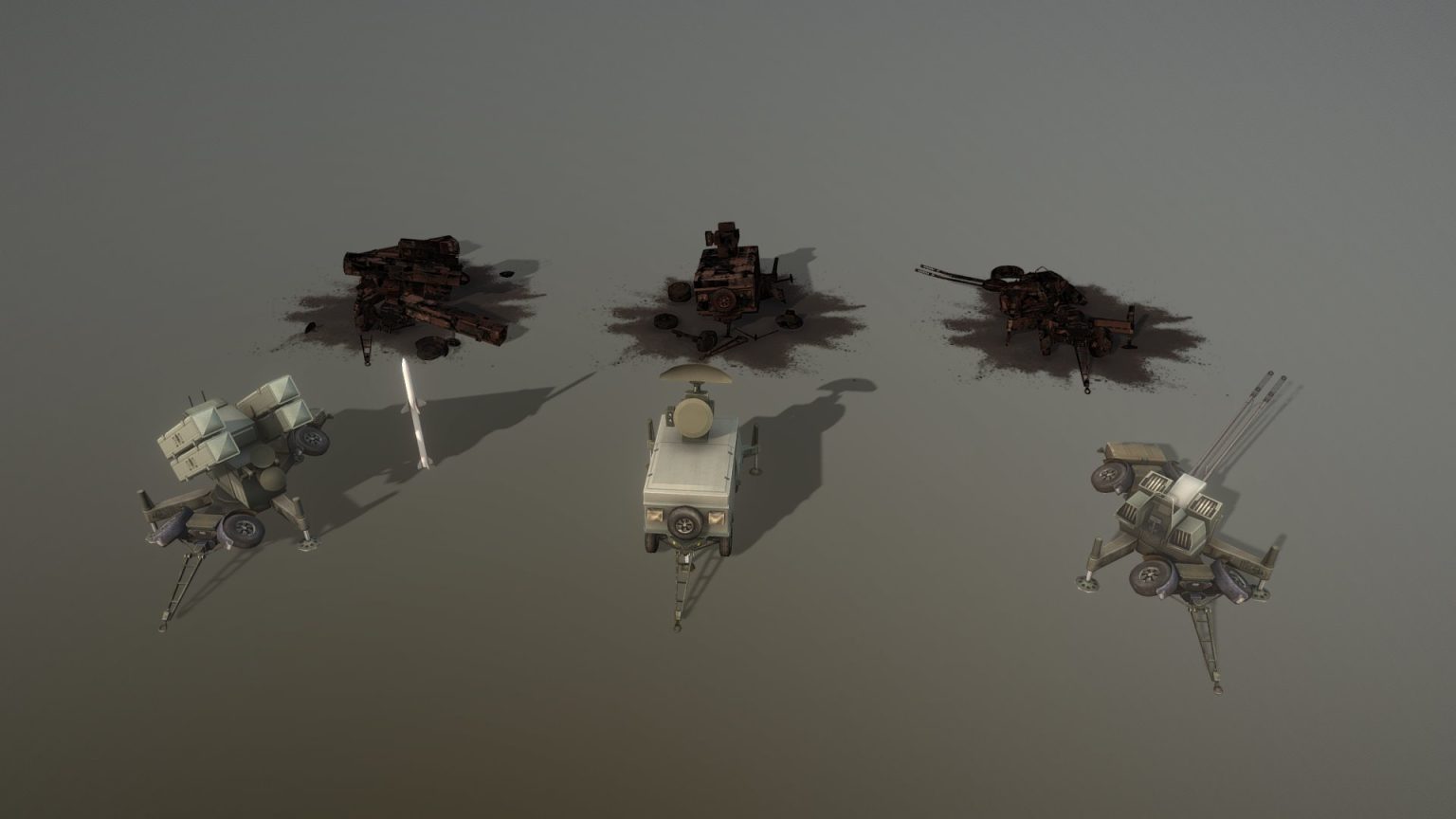 Skyguard area defense system 3D Model Collection - deep3dsea