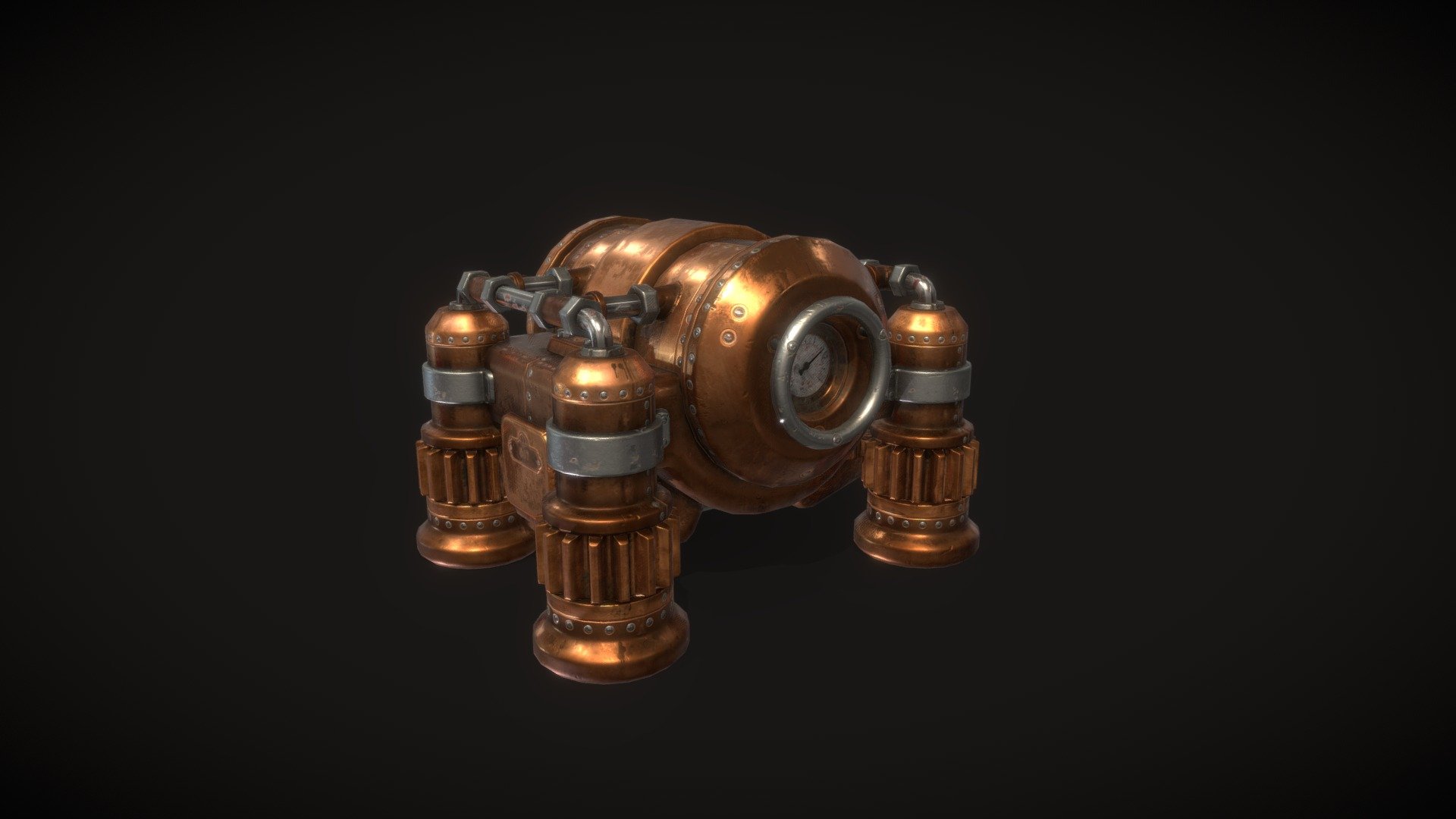 Steampunk chest - deep3dsea