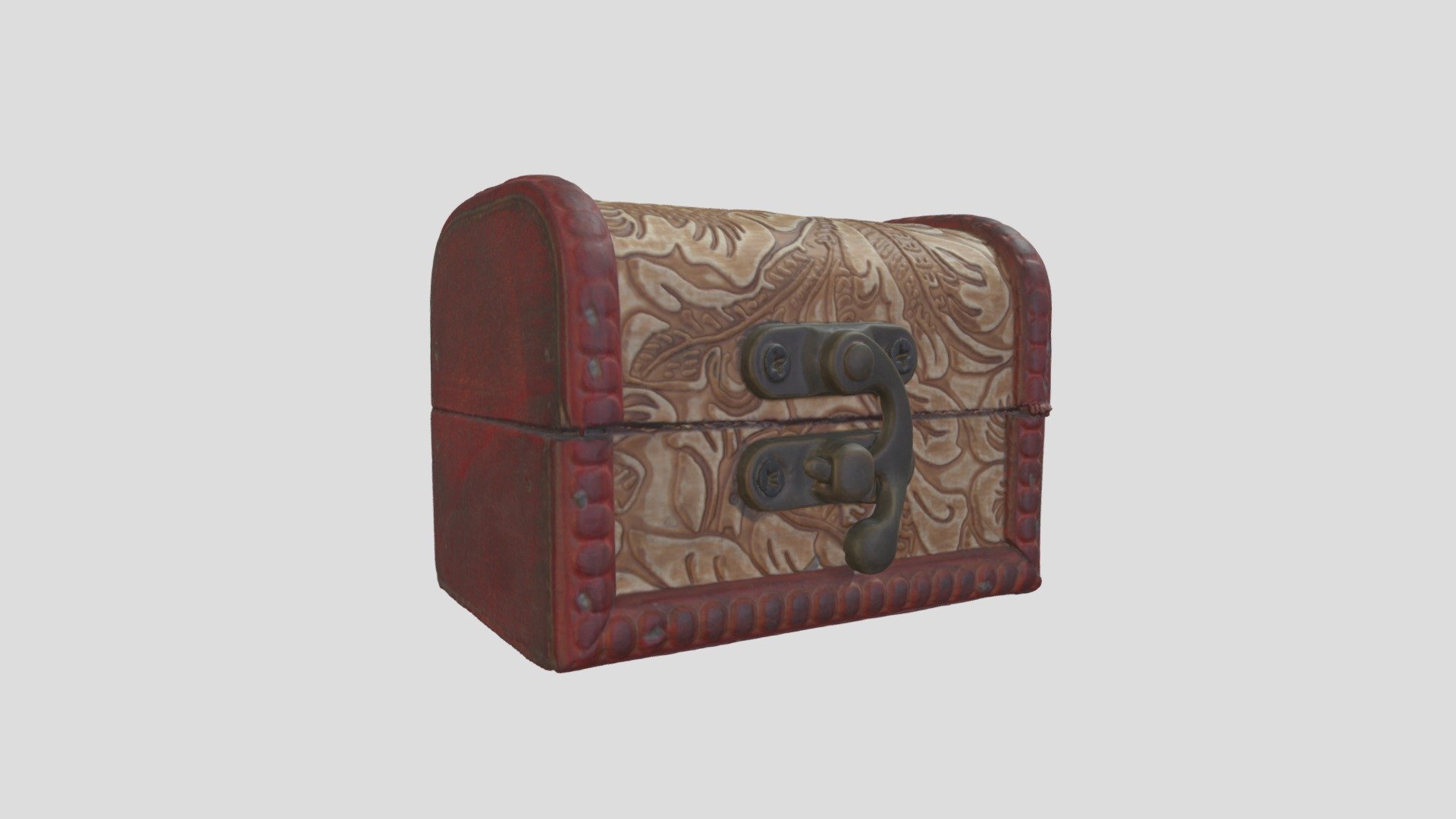 Treasure Chest Wooden Jewelry Box - deep3dsea
