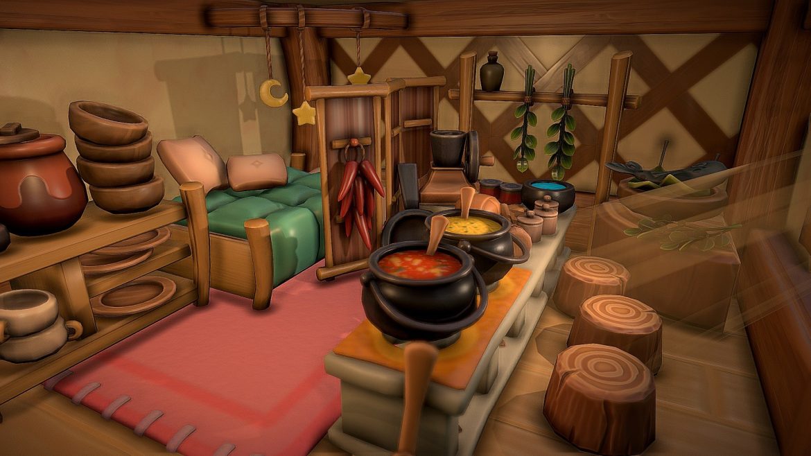 Zelda: Link's Awakening - Animal Village Kitchen - deep3dsea