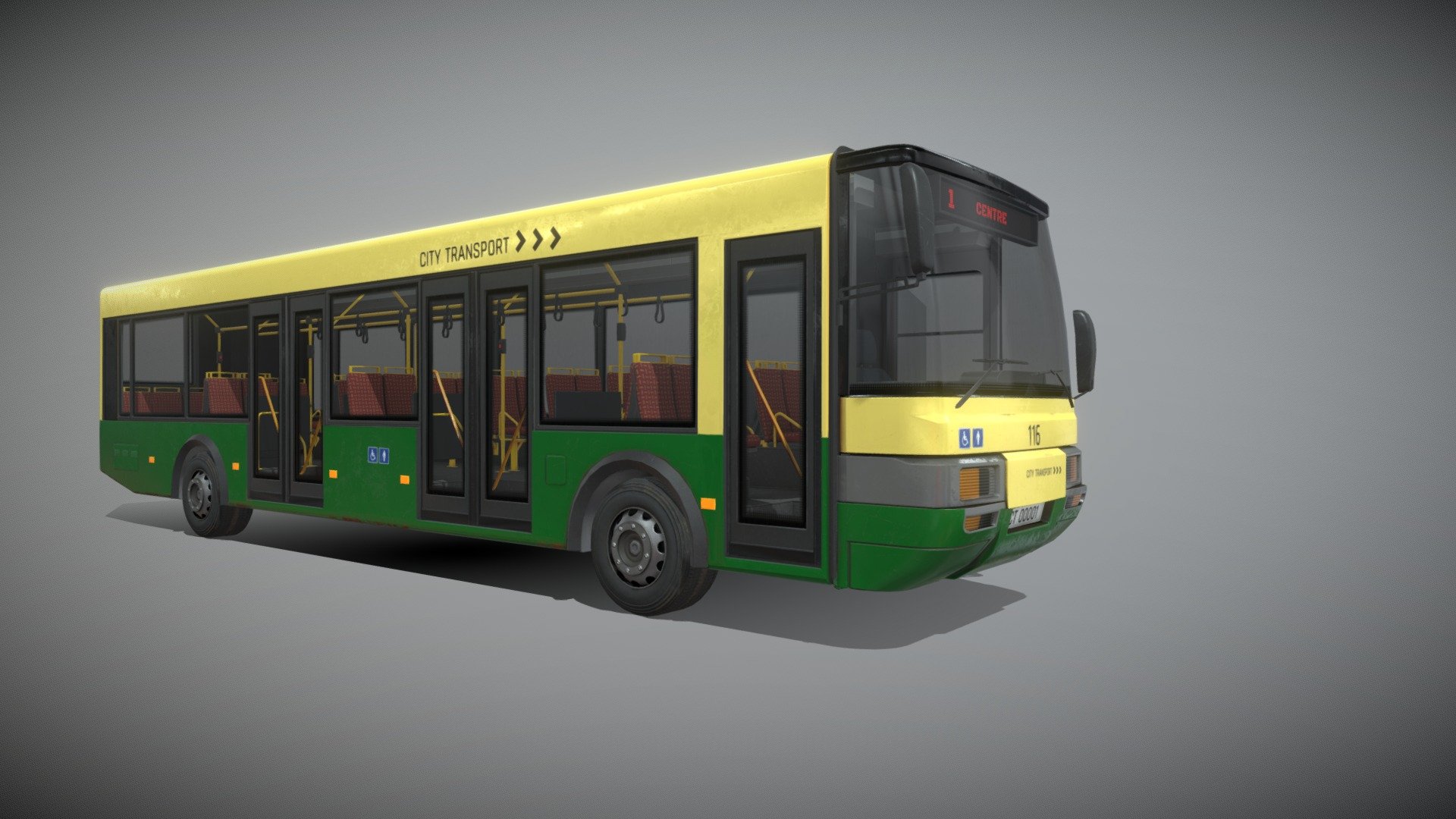 Bus Animated - deep3dsea