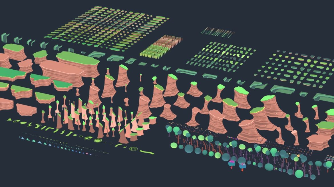Cartoon Forest Kit - deep3dsea