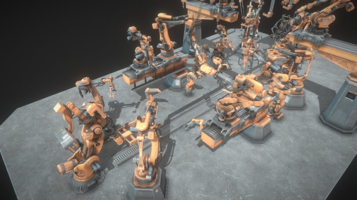 Industrial Robot Pack - deep3dsea