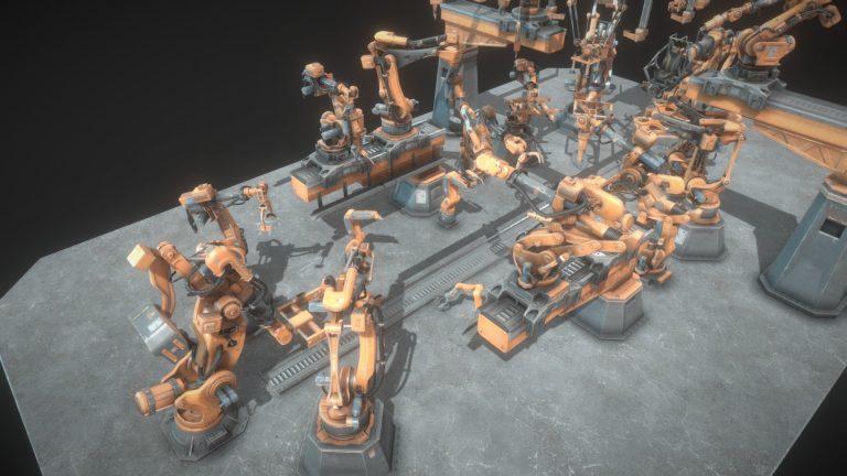 Industrial Robot Pack - deep3dsea