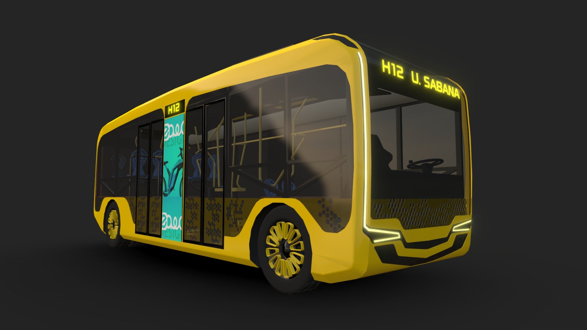 Inti electric bus - deep3dsea