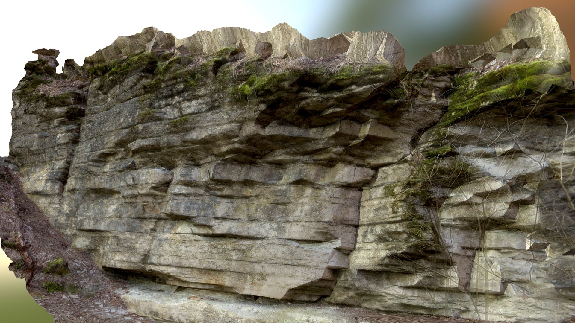 layered rock formation - deep3dsea
