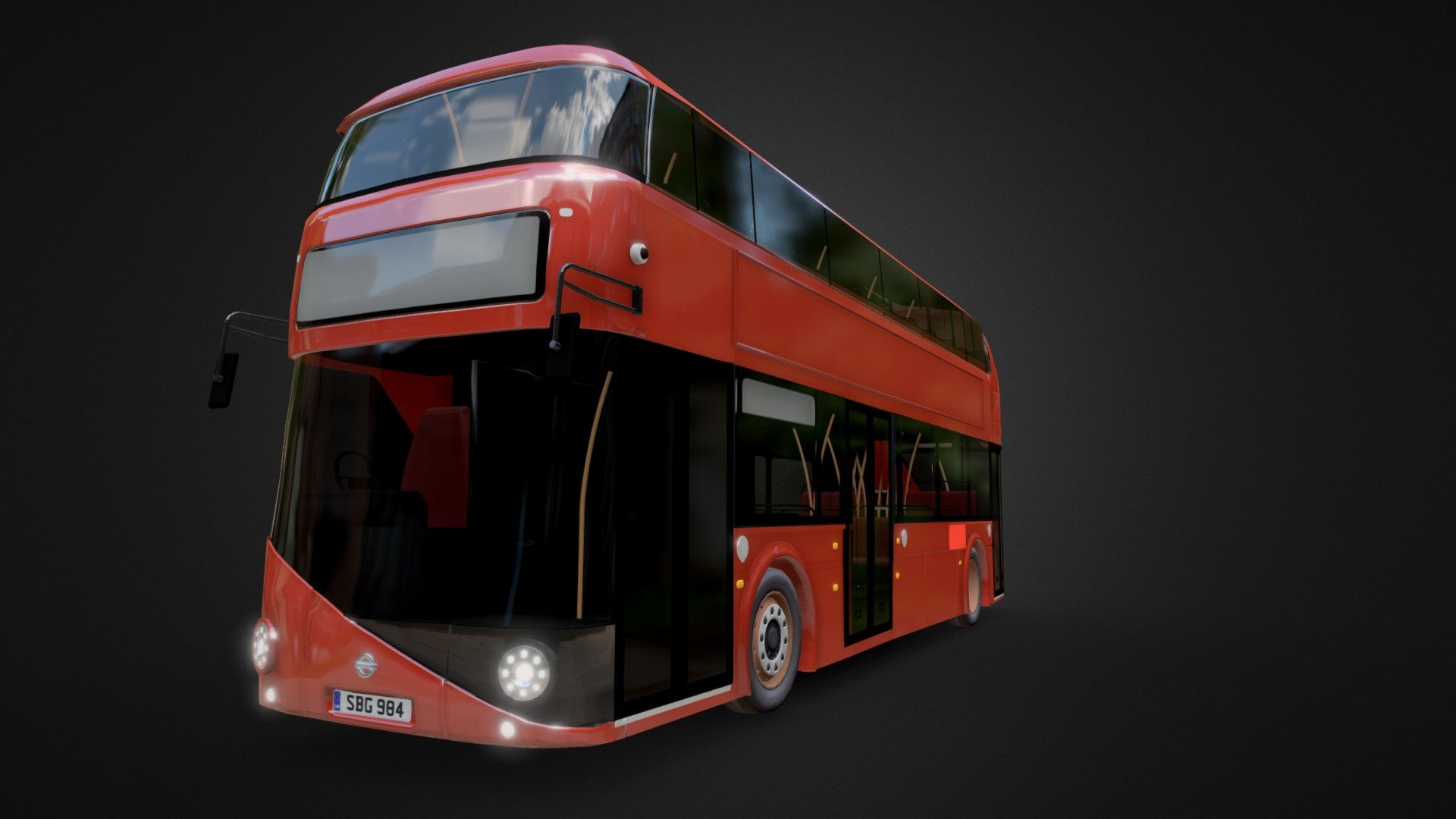 London Bus - New Routemaster - deep3dsea
