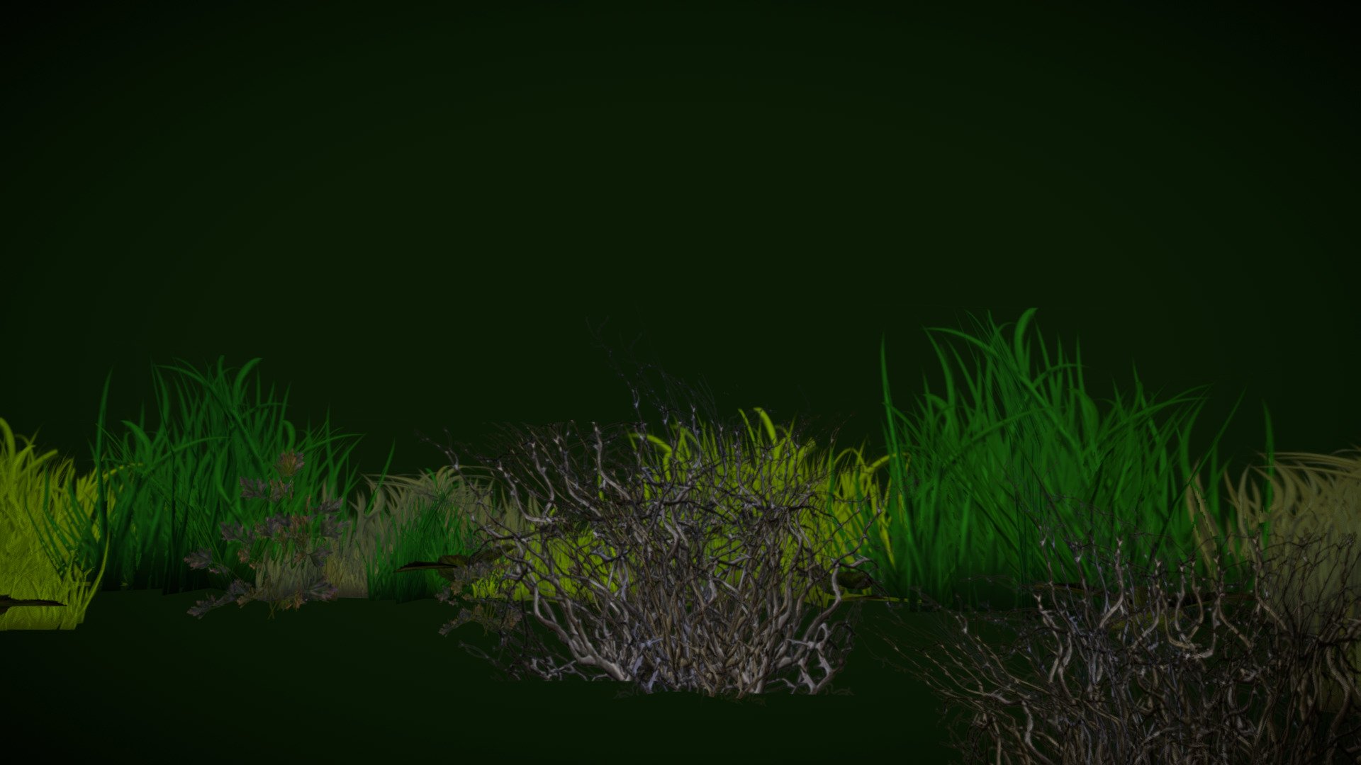Low poly foliage set - deep3dsea