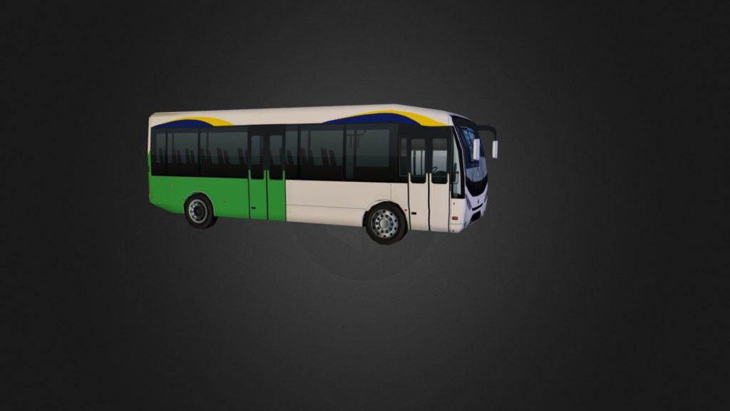 Lowpoly Bus - deep3dsea