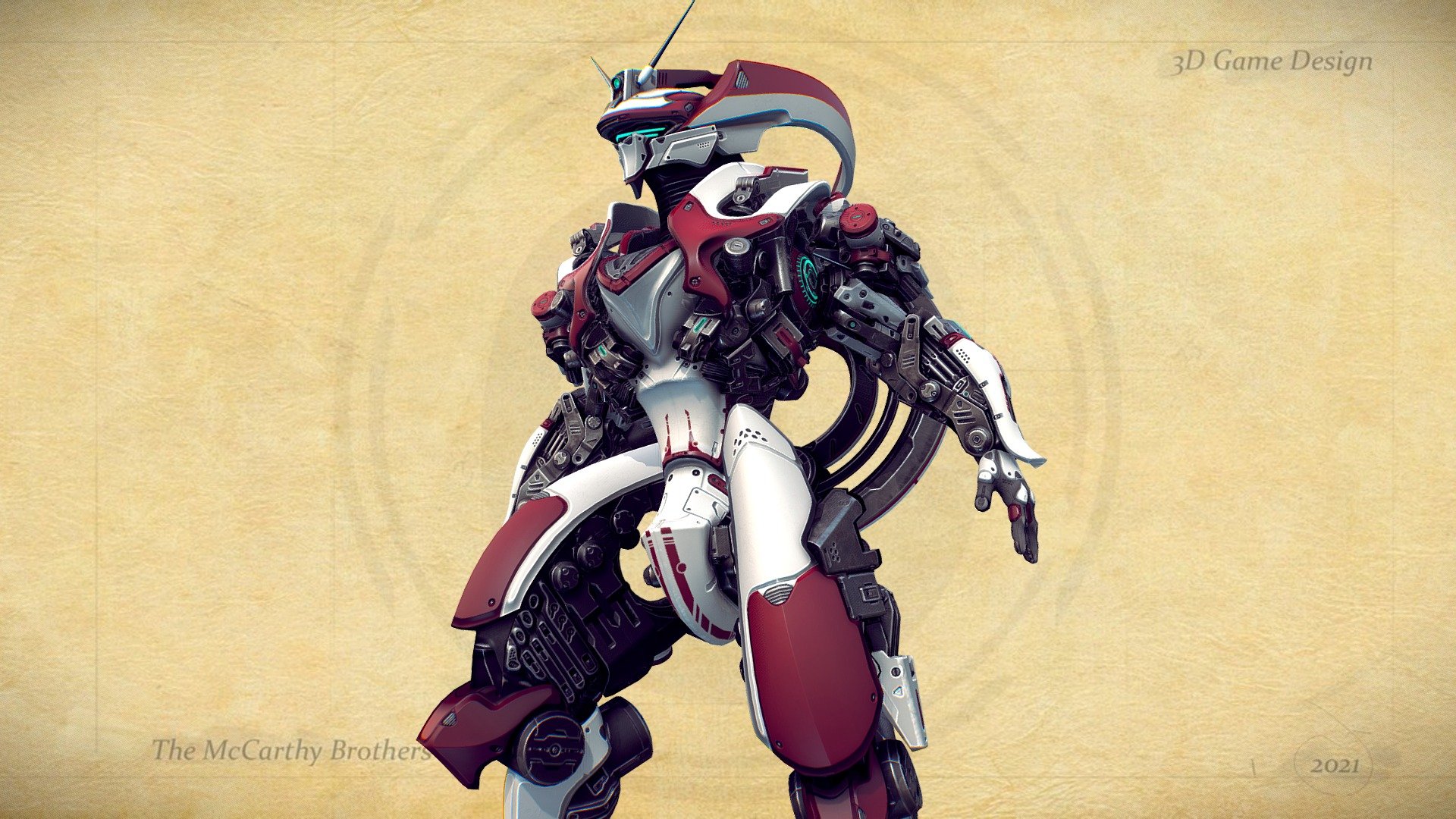 Download Paladin - Mechanised warrior 3D Model | deep3dsea