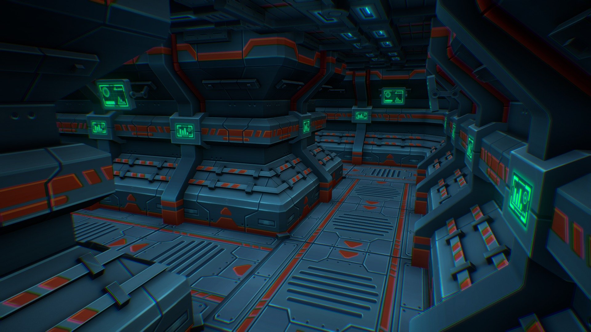 Sci-Fi Tunnel - deep3dsea