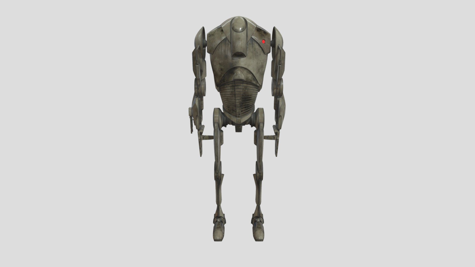 Download B2 Battle Droid 3D Model | deep3dsea