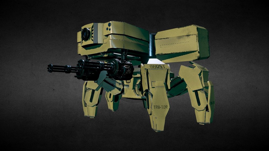 Download Ghost in the Shell - Tank 3D Model | deep3dsea