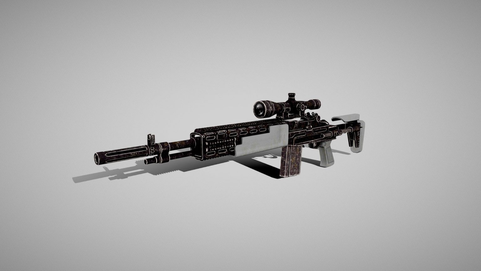 M14 EBR sniper rifle - deep3dsea