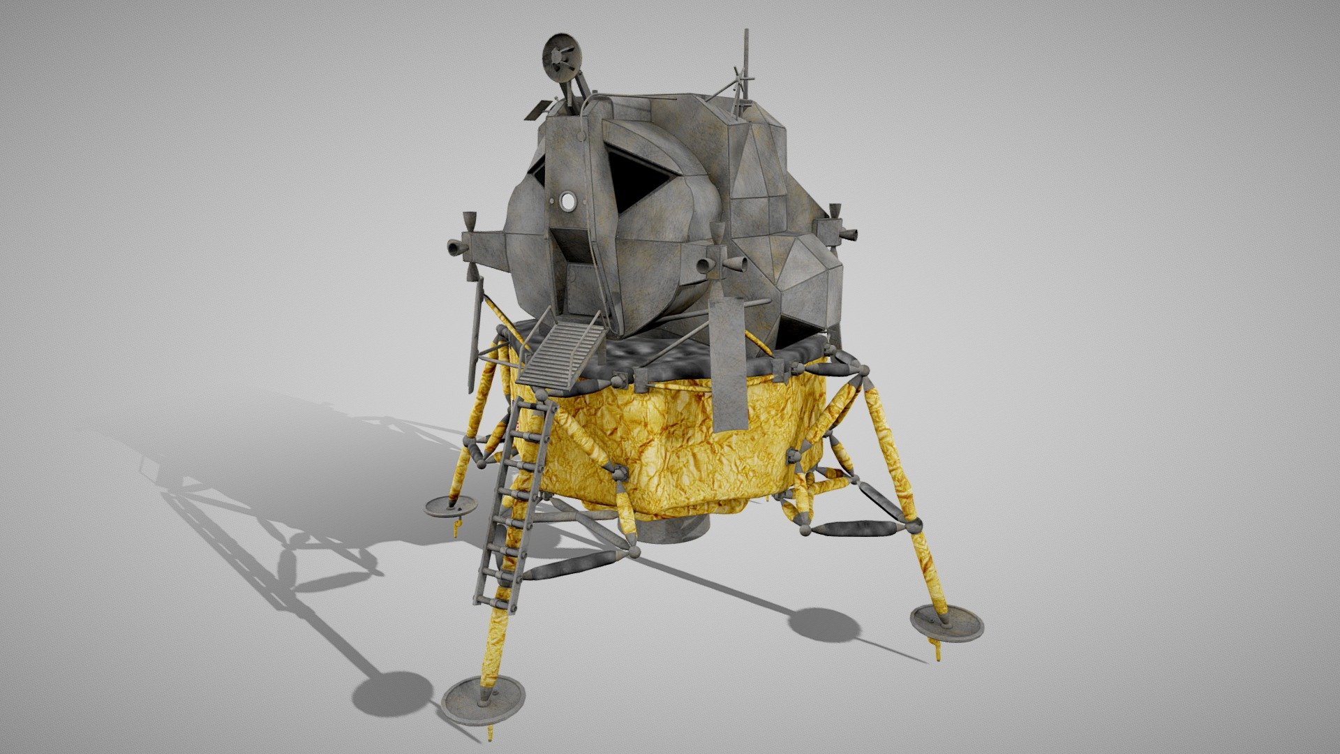 NASA Apollo Lunar Landing Module - deep3dsea