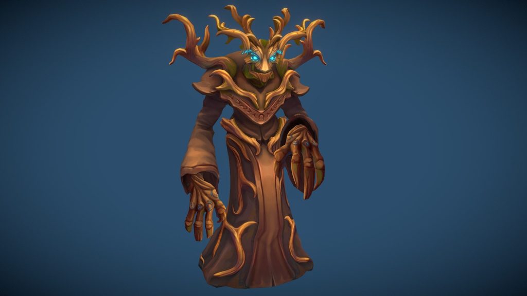Stylized Root Mage - deep3dsea