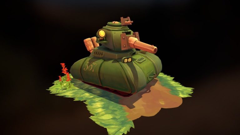 Download Tank Scene 3D Model | Deep3DSea