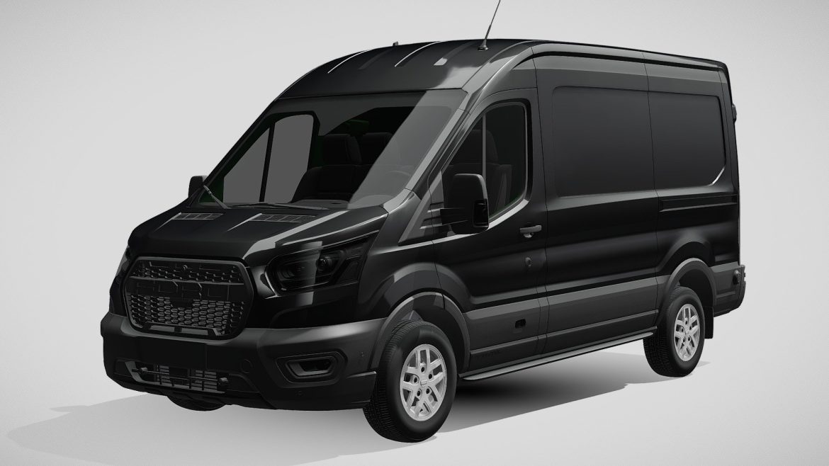 Download Ford Transit Van L2h2 Trail 2021 3D Model | Deep3DSea