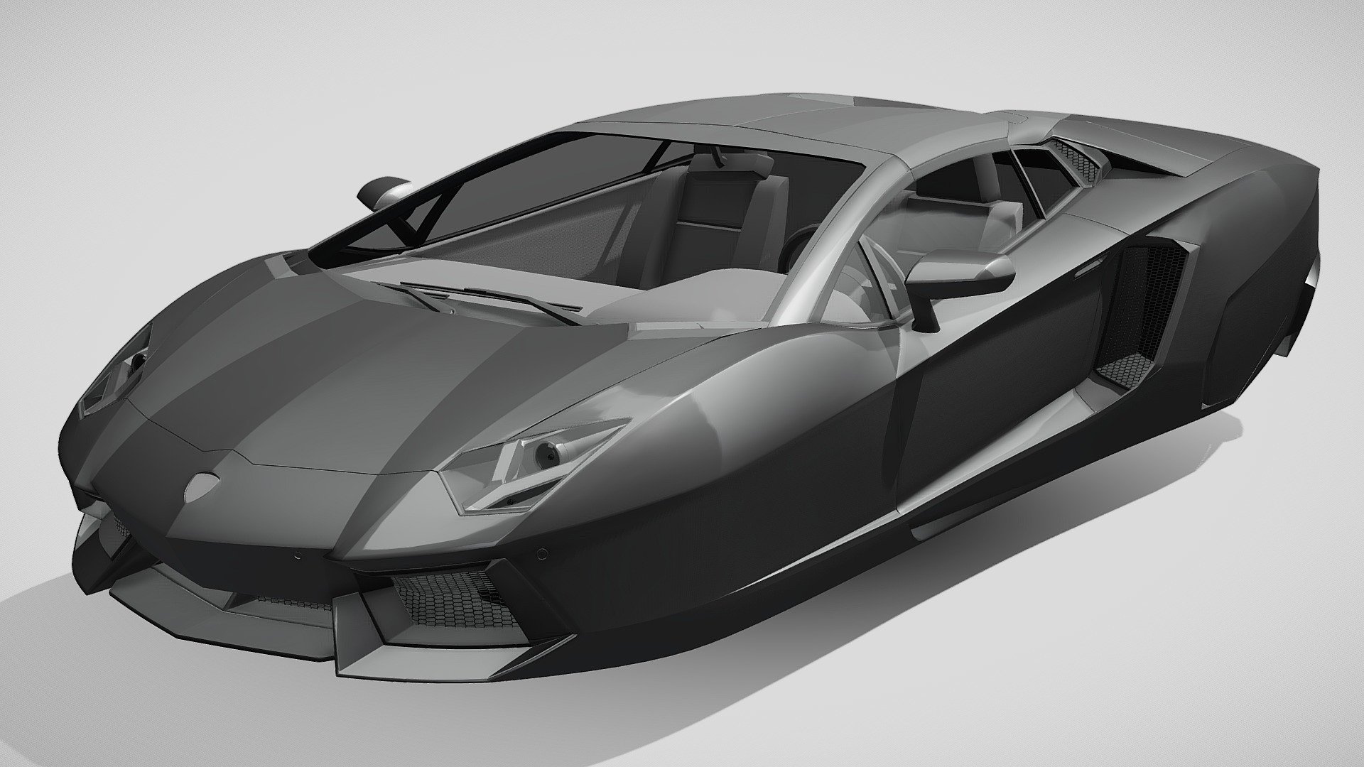 Lamborghini Aventador Flying - deep3dsea
