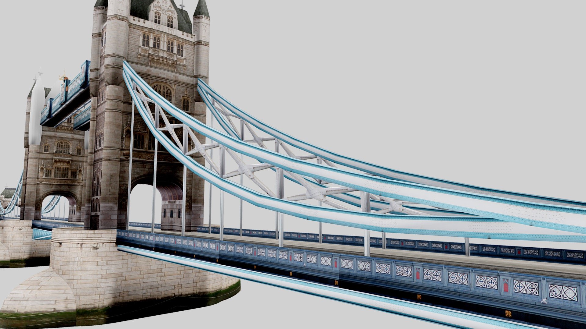 Download 3D_Tower Bridge 3D Model | deep3dsea