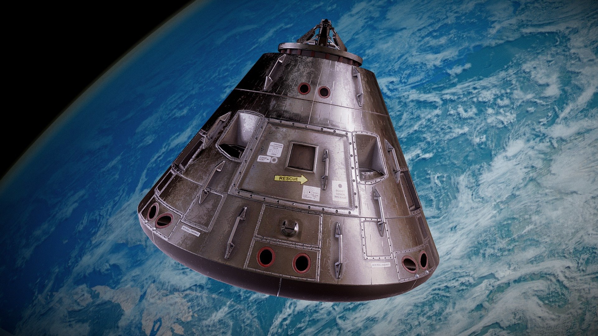 Apollo Command Module - deep3dsea