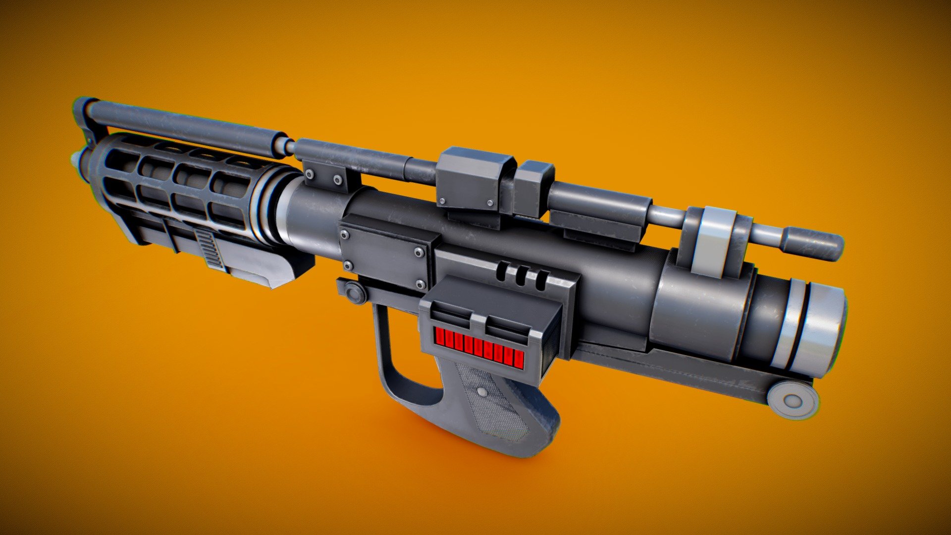 E5 Blaster Rifle - Star Wars - deep3dsea