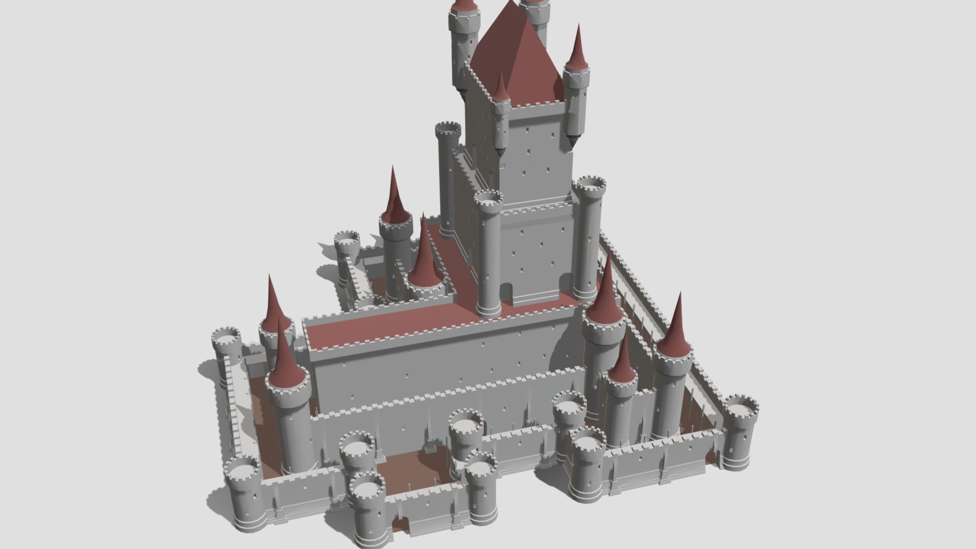Download Generic Castle 3D Model | deep3dsea