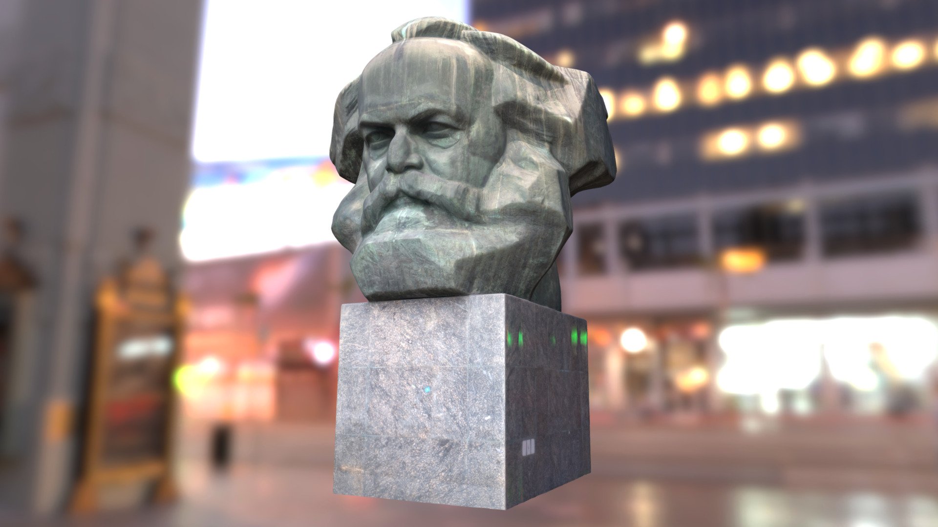 Karl Marx Monument 3D - deep3dsea
