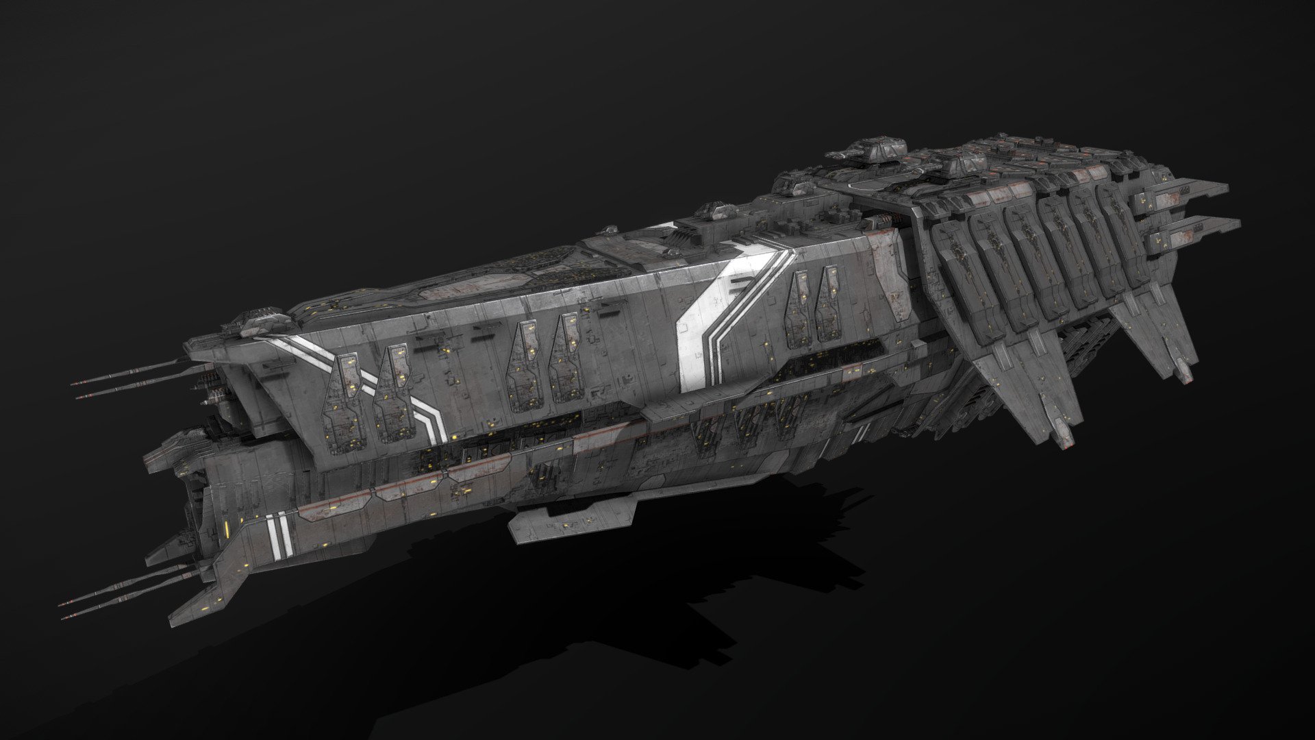 Download Progenitor Battleship 3D Model | Deep3DSea