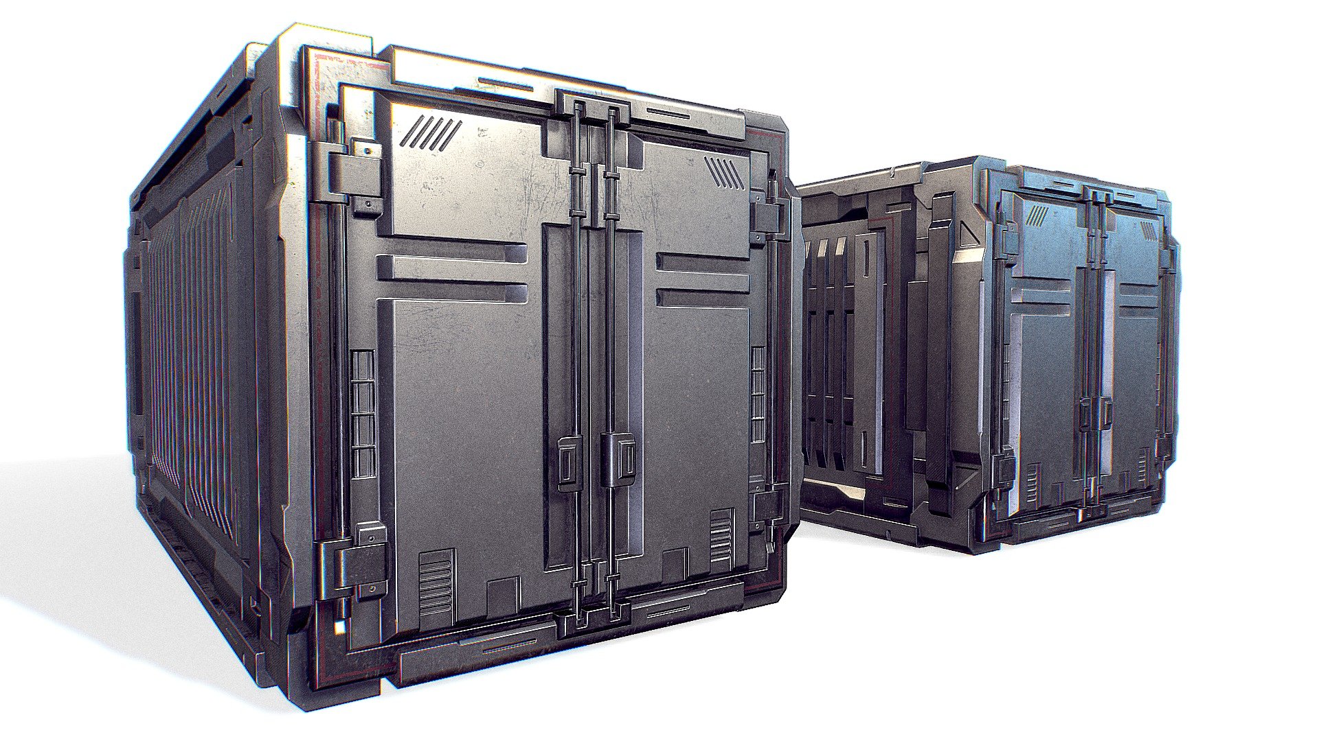 Sci-fi Industrial Container Game - deep3dsea