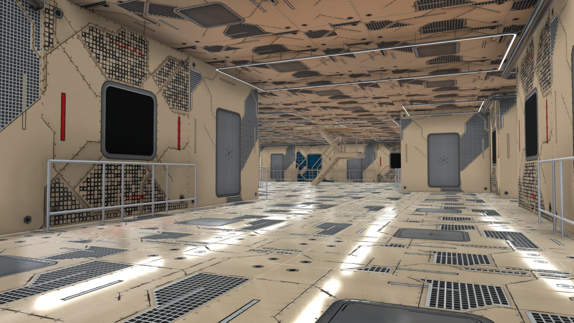 Sci- Fi Interior 502 - deep3dsea