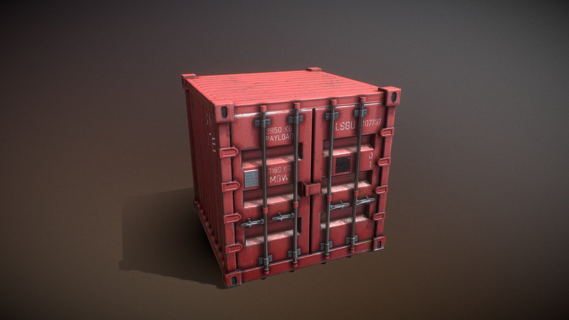 Download Shipping Cargo Container 3D Model | deep3dsea