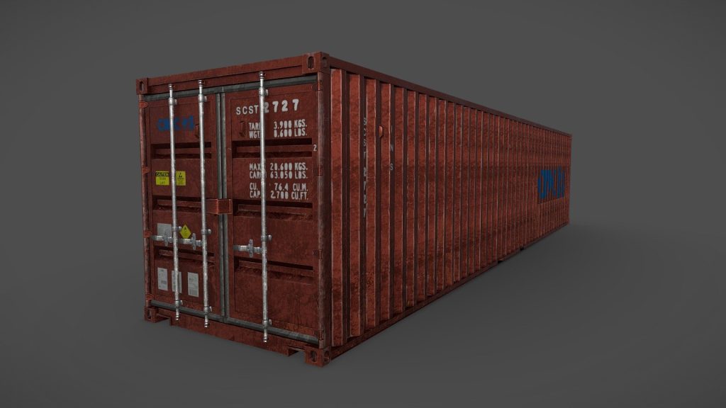 Shipping Container (40feet) - deep3dsea