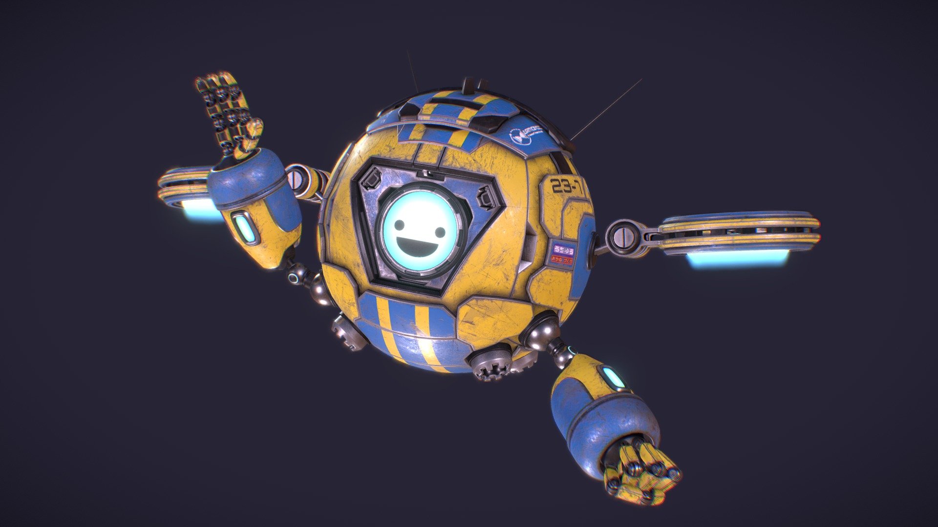 Widget - Robot Mascot - deep3dsea