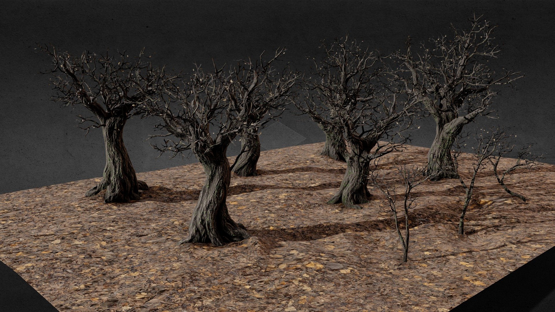 Dark Forest Trees - deep3dsea