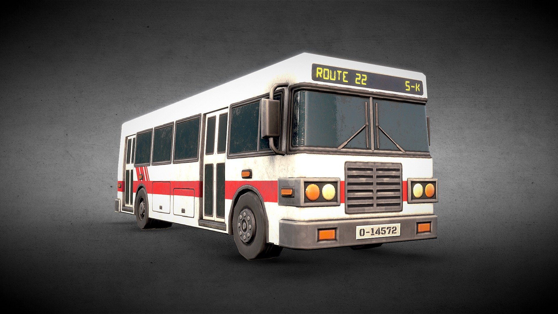 Stylized City Bus - deep3dsea