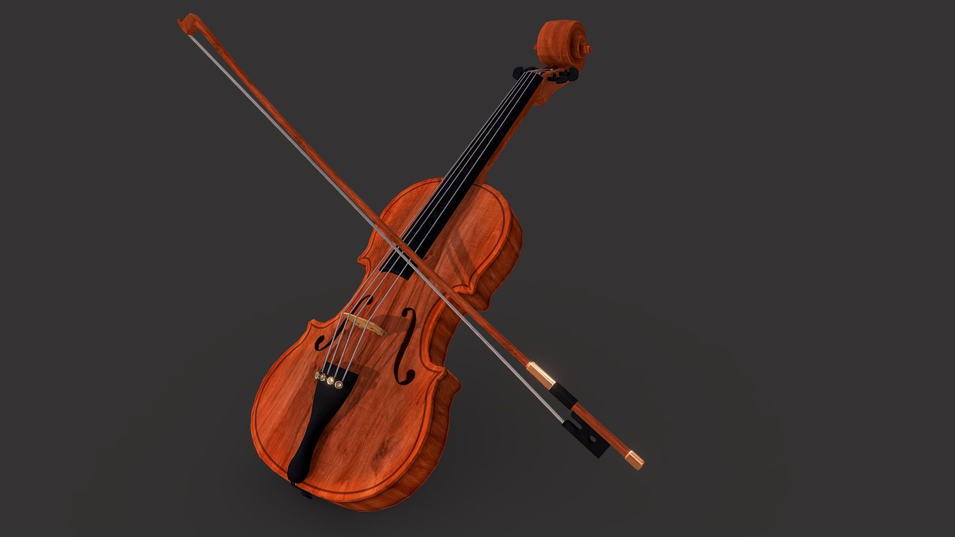 Violin - Game Asset - deep3dsea