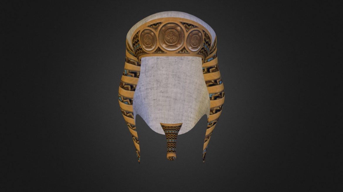 Pharaoh Outfit - 2 - Headress - deep3dsea