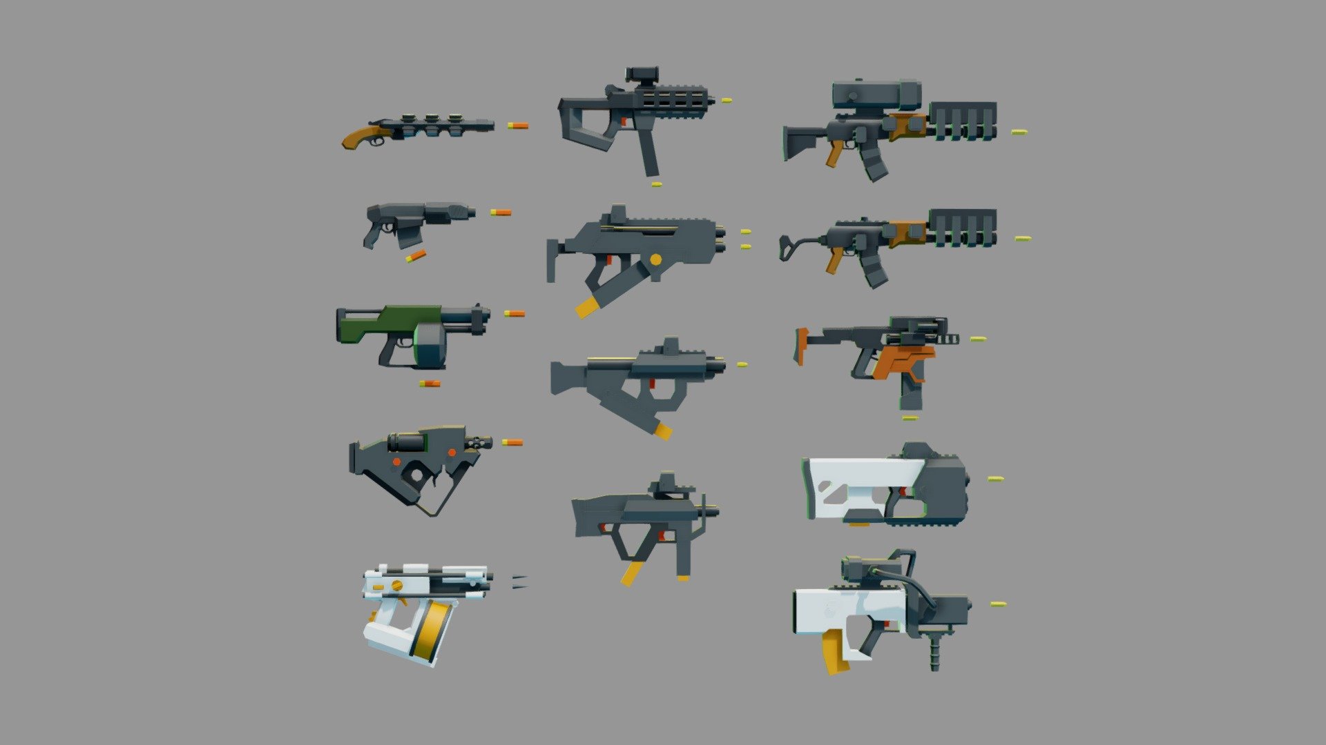 Assets Weapons Scifi - deep3dsea