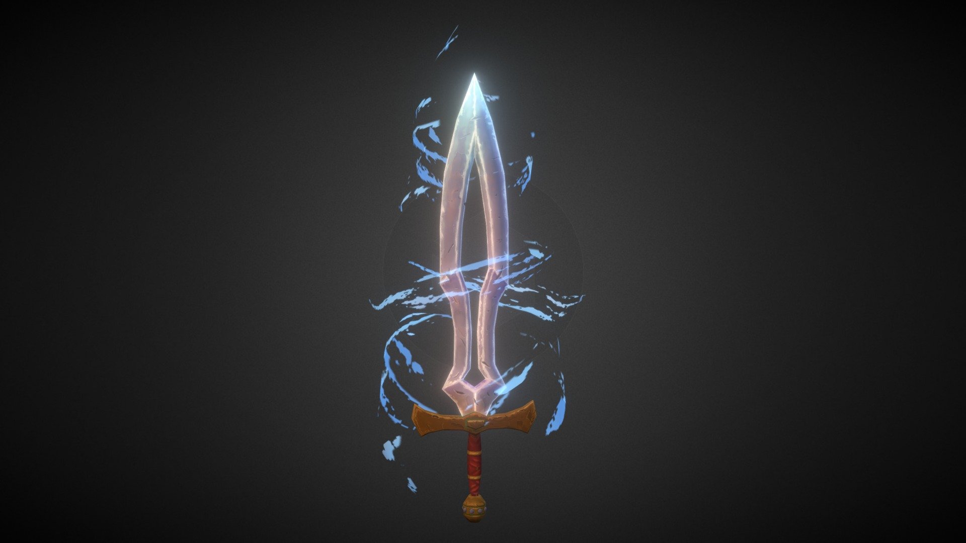 Hand Painted Sword - deep3dsea