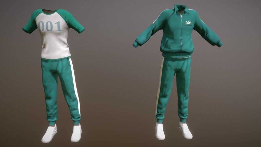Squid Game Cloth 3d Model - for game engines