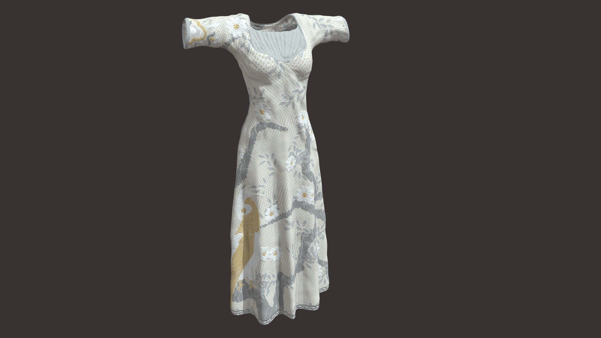 White Dress - deep3dsea