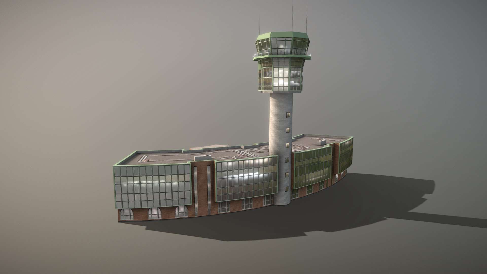 Airport Control Tower LIRN_KDP Naples - deep3dsea