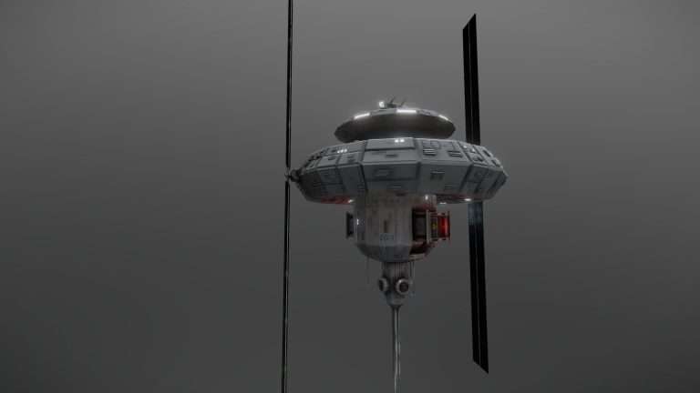 EO-1 (Earth Orbital 1 Remastered) Space Station - deep3dsea