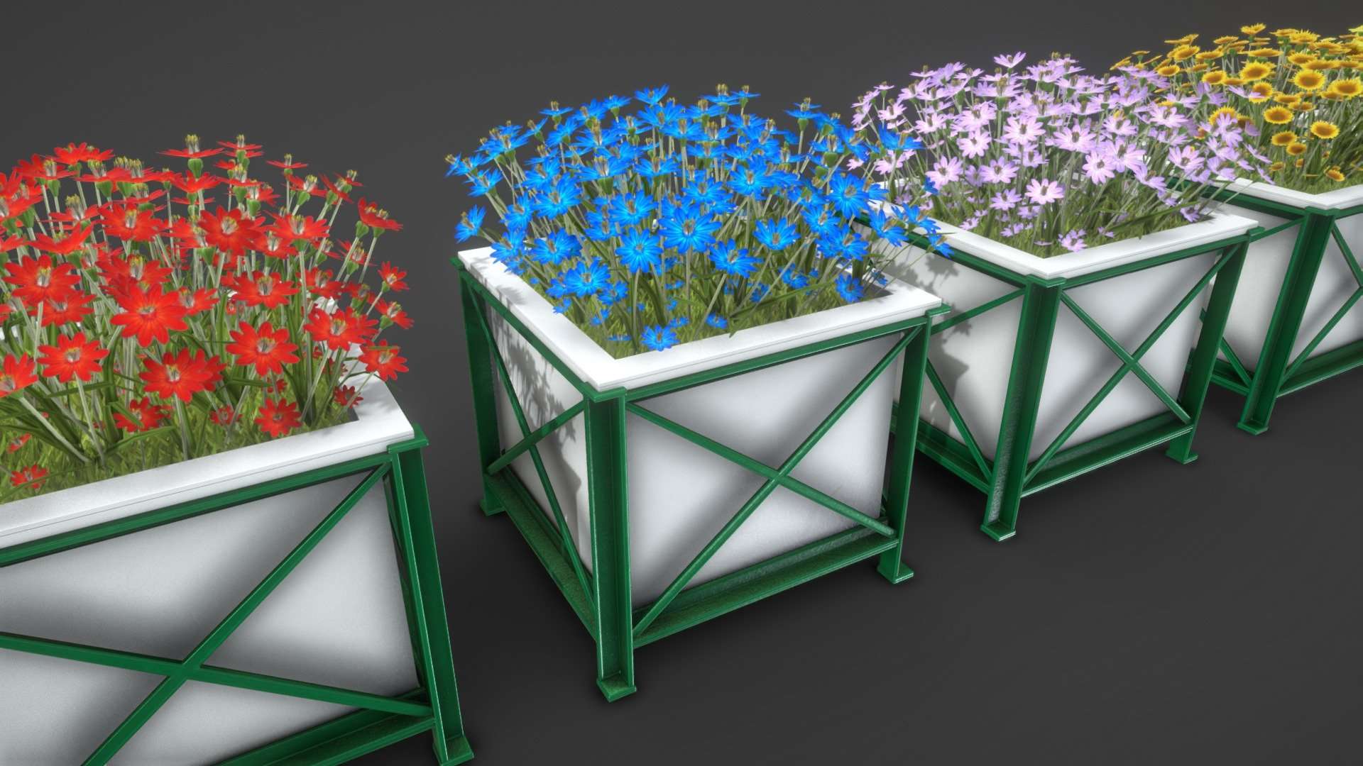 Flower Planters Version 2 - deep3dsea