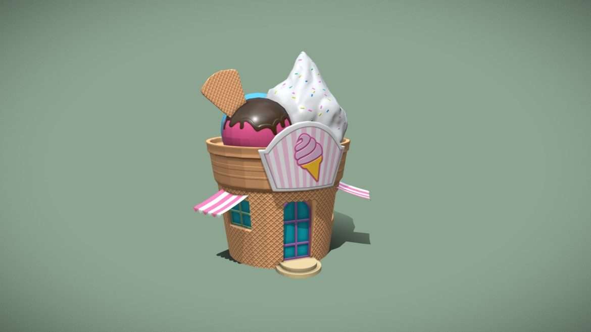 Ice Cream Building - deep3dsea