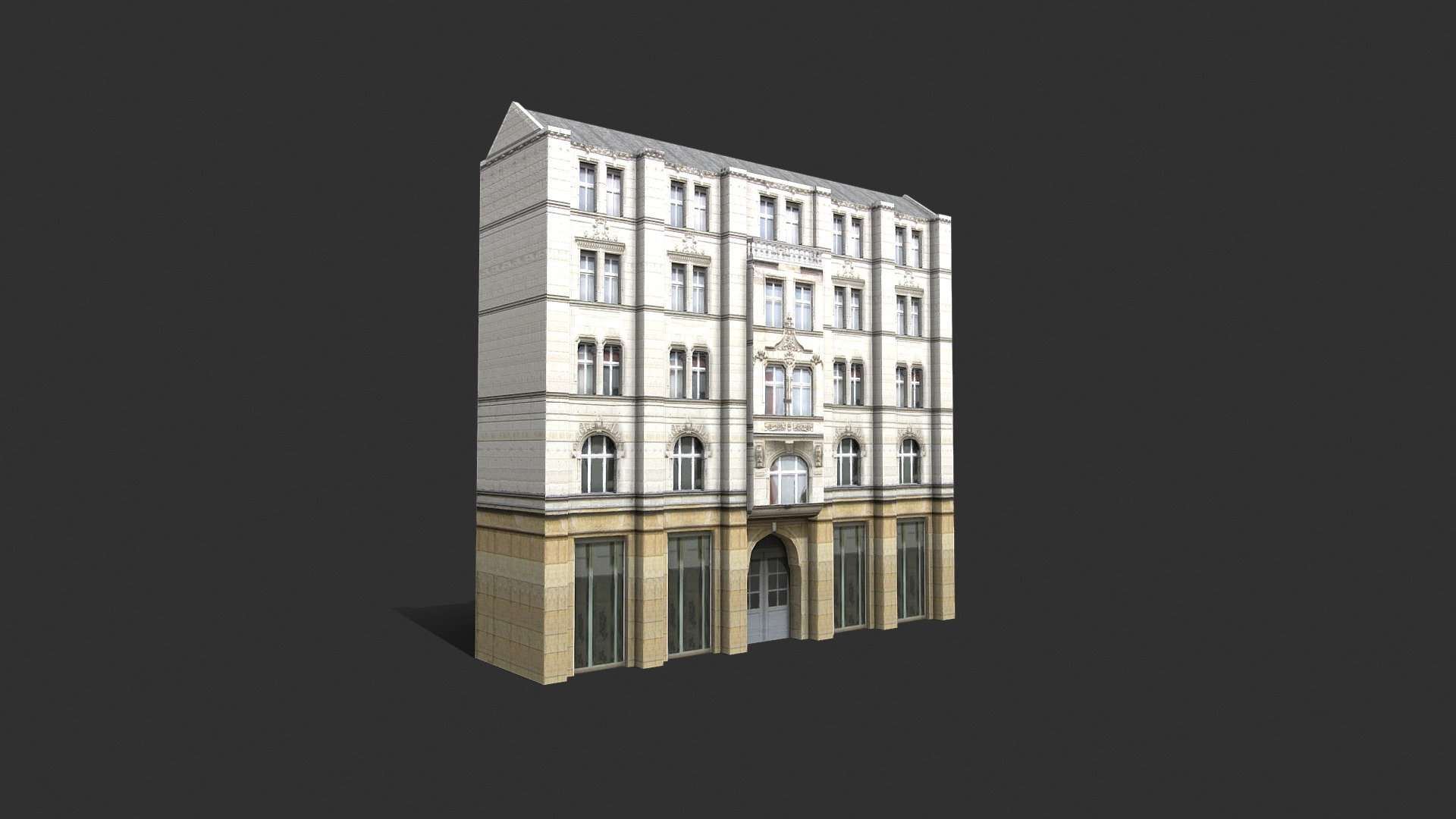 Download Low Poly Building 194 3D Model | Deep3DSea